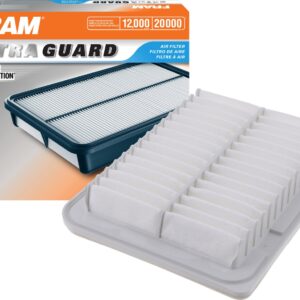 FRAM Extra Guard CA10190 Replacement Engine Air Filter for Select Toyota, Scion and Pontiac Models, Provides Up to 12 Months or 12,000 Miles Filter Protection