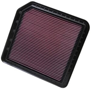 k&n engine air filter: reusable, clean every 75,000 miles, washable, premium, replacement car air filter: compatible with 2012-2019 nissan/infiniti v8 5.6 l (armada, patrol, qx80, qx56), 33-2456