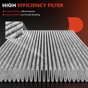 A-Premium Cabin Air Filter with Activated Carbon Compatible with Hyundai Elantra, Ioniq 5, Santa Fe, Sonata, Tucson & Kia K5, 2020-2023, Replace# 97133L1000