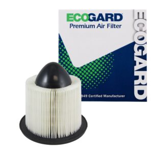 ecogard xa4878 premium engine air filter fits ford f-150 4.6l 1997-2008, f-150 5.4l 1997-2003, f-150 4.2l 1997-2008, expedition 5.4l 1997-2004, e-350 super duty 5.4l 1999-2016