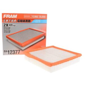 fram extra guard ca12377 replacement engine air filter for select toyota and lexus models, provides up to 12 months or 12,000 miles filter protection