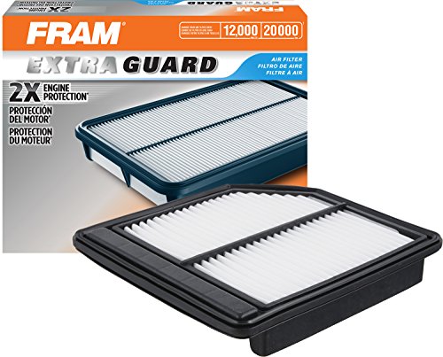 FRAM Extra Guard CA10165 Replacement Engine Air Filter for 2006-2011 Honda Civic (1.8L) Model, Provides Up to 12 Months or 12,000 Miles Filter Protection