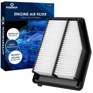 kurimup ca11113 replacement engine air filter, efficient filtration offers 99% air purification, fit for honda civic 1.8l l4 only gas (2012-2015) and acura ilx base 2.0l l4 gas (2013-2015).