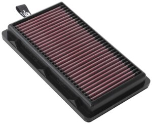 k&n engine air filter: reusable, clean every 75,000 miles, washable, replacement car air filter: compatible with 2020-2022 hyundai, kia (sonata, santa fe, santa cruz, tucson, k5, sorento) 33-5108