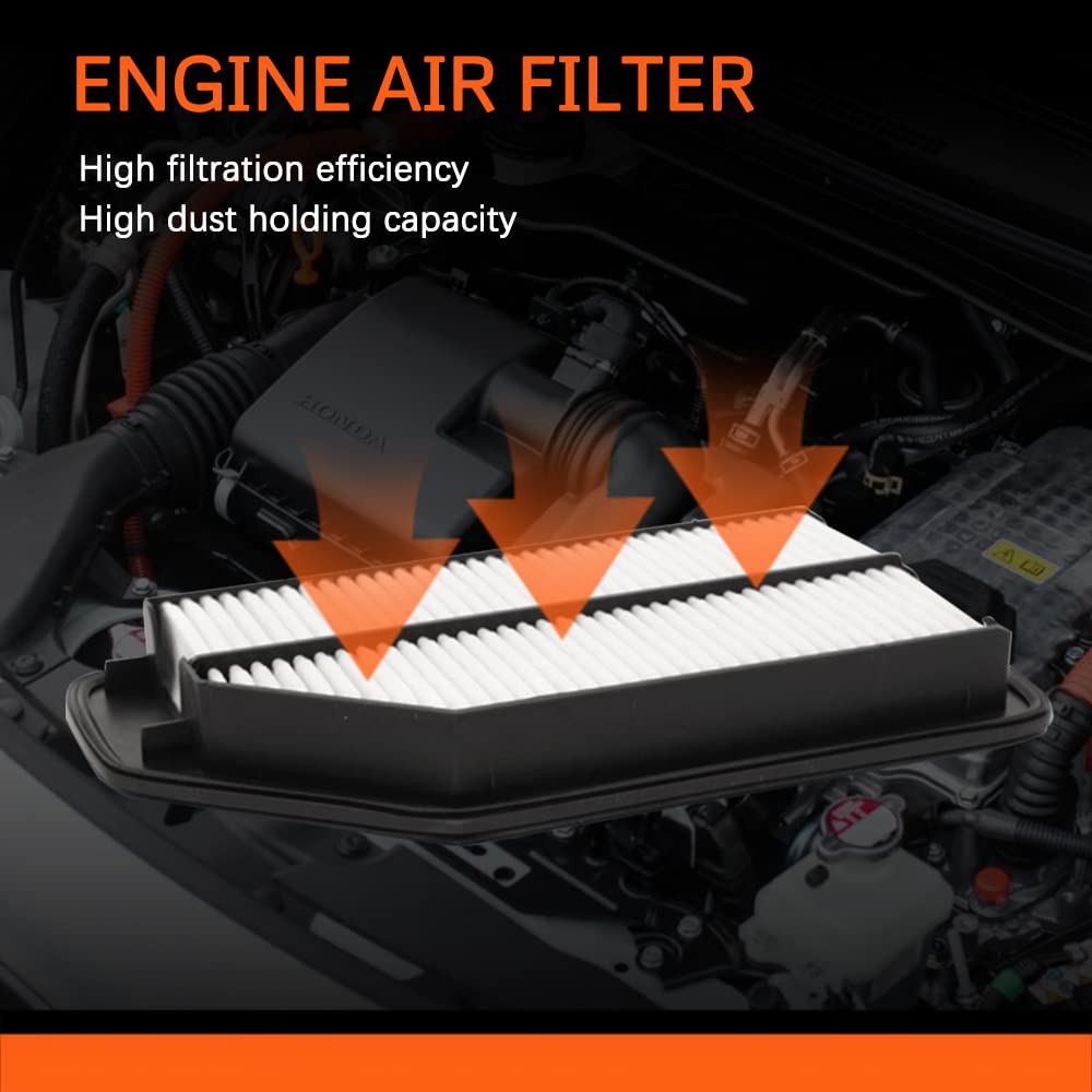 Engine Air Filter Compatible with Honda Odyssey 2011-2017, V6 3.5L,Replace# CA11042