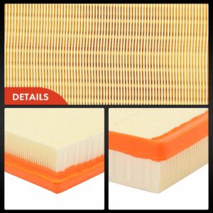 A-Premium 2-PC Engine Air Filter Compatible with Subaru Ascent, Crosstrek, Forester, Impreza, Legacy, Outback, WRX, 2017-2022, Flexible Panel, Replace# 16546-AA16A