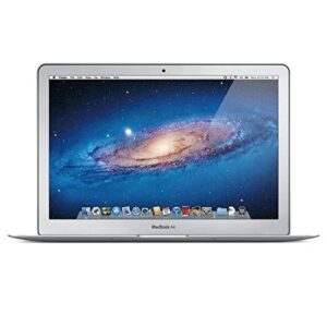 apple macbook air md760ll/a intel core i5-4260u x2 1.4ghz 4gb 256gb, silver (renewed)