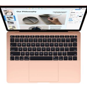 Late 2018 Apple MacBook Air with 1.6GHz Intel Core i5 (13.3 in, 8GB RAM, 512GB SSD) Gold (Renewed)