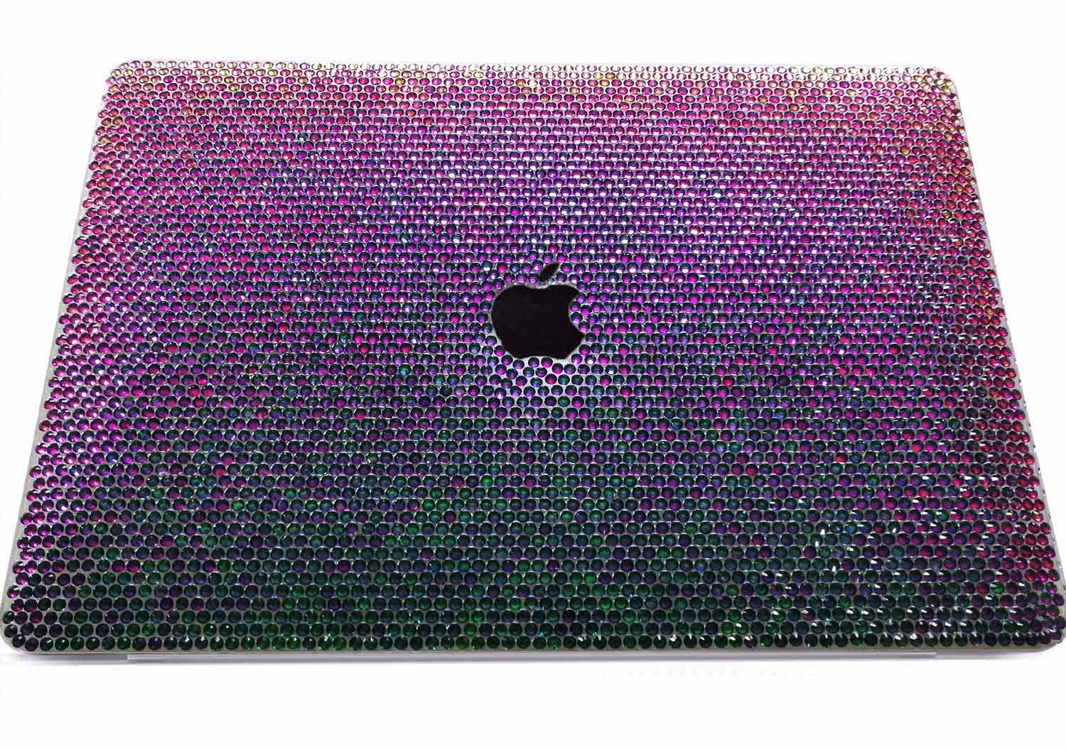 Teazgopx Bling Diamond MacBook Air 13 inch Case 2022 2021 2020 2019 2018 Release M1 A2337 A2179 A1932 Touch ID,Glitter Sparkle Rhinestone Case Fashion Luxury Shiny Crystal Hard Shell for Women Girls