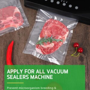 Syntus Vacuum Sealer Bags for Food, 2 Rolls 11" x 50' Commercial Grade Bag Rolls, BPA Free Food Vac Bags for Storage, Meal Prep or Sous Vide