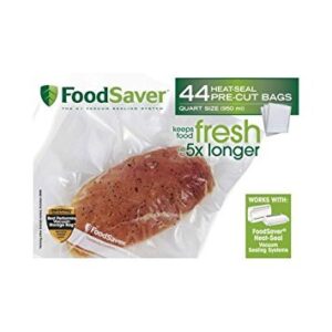 foodsaver fsfsbf0229-p76 quart-size vacuum storage bags, 44 count