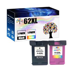 62xl ink cartridges replacement for hp 62 ink cartridge compatible for envy 5540 5549 5640 5660 7640 7645 officejet 5740 5741 8040 officejet mobile 250 200 printers