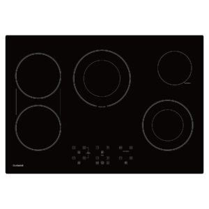 gudsunal 30 inch electric cooktop 5 burners, etl & fcc certificated, sync elements, keep warm setting, 9 heating level, timer, child lock & auto shutdown, drop-in electric stove top