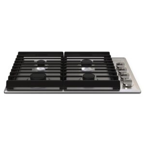 thermomate 30 inch gas cooktop with 4 italy sabaf power burners, built in gas stove top of 304 stainless steel, gas hob ng/lpg convertible, gas cooker with thermocouple protection csa certified