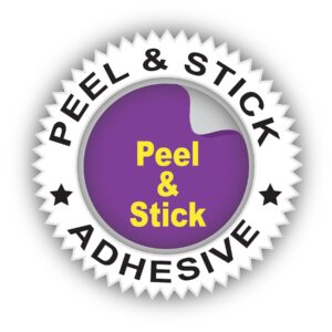 C-Line Pressure Sensitive Peel and Stick Name Badges, Blue Border, 3.5 x 2.25 Inches, 100 per Box (92265)