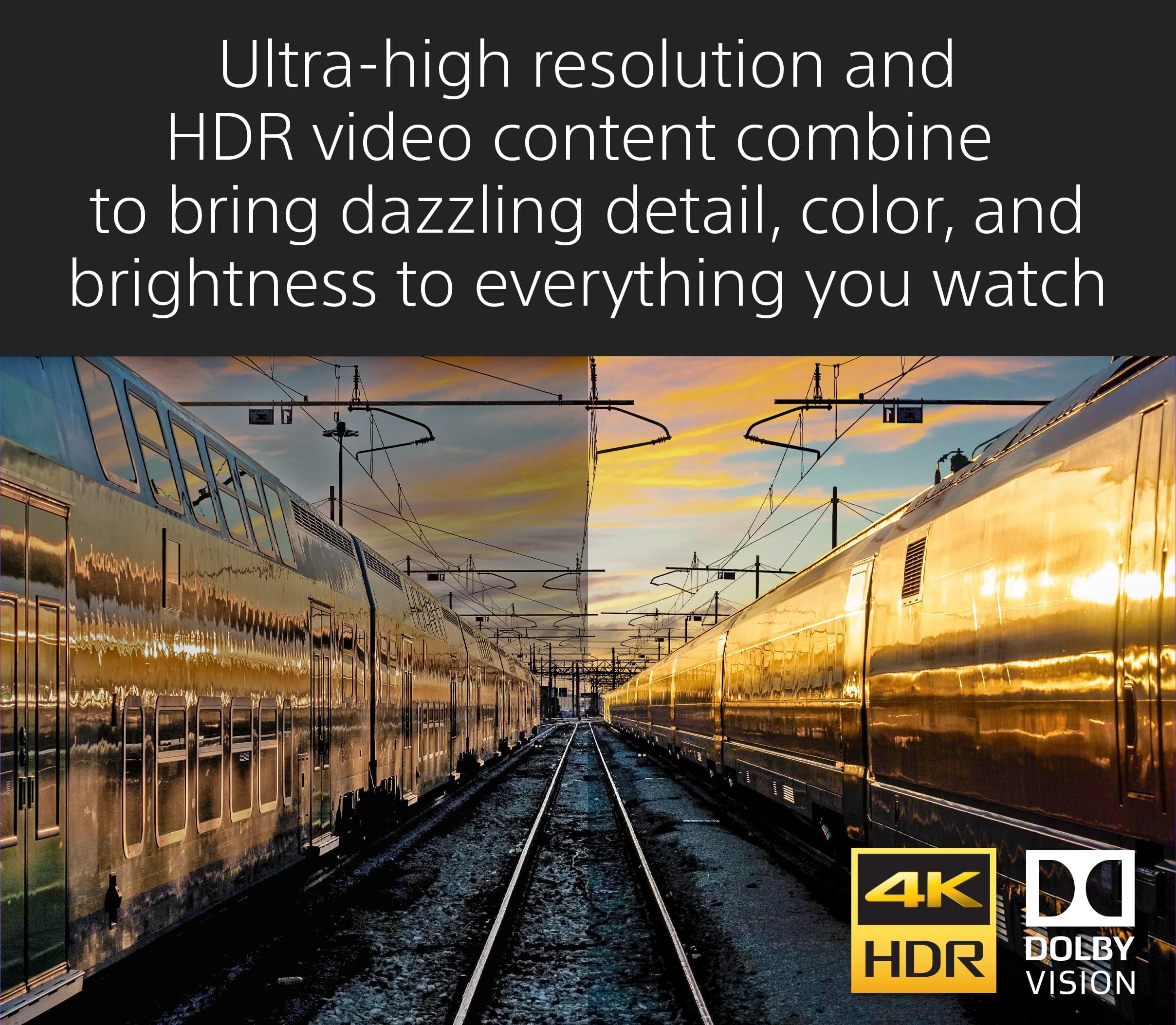 Sony 65 Inch 4K Ultra HD TV X85K Series: LED Smart Google TV with Dolby Vision HDR and Native 120HZ Refresh Rate KD65X85K- Latest Model, Black