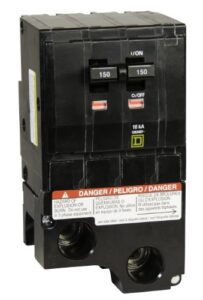 square d - qo2150 150-amp two-pole circuit breaker