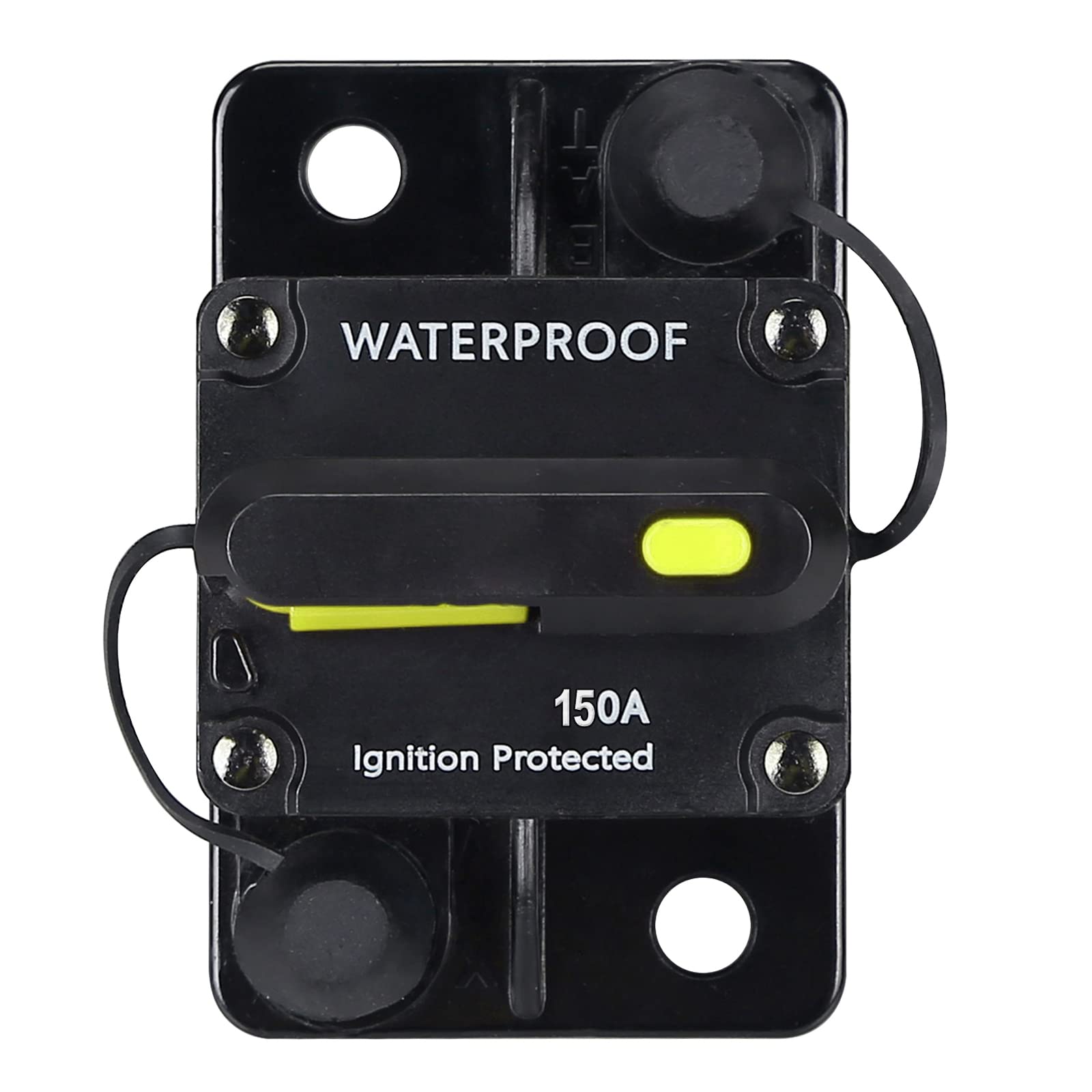 150 Amp Circuit Breaker,with Manual Reset,12V-48V DC, for Car Marine Trolling Motors Boat ATV Manual Power Protect and Automotive Marine Boat Audio System Protection