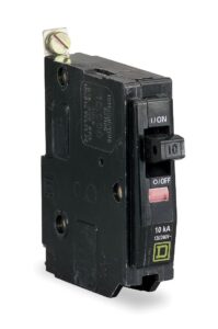 schneider electric miniature 120/240-volt 40-amp qob140 molded case circuit breaker 600v 150a, black