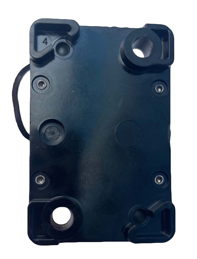 Truck Upfitters Surface Mounted 150A Circuit Breaker (12V-48V, 150 Amp) for DC Automotive and Marine/Boat use: Main Power Breaker, Audio, Winches, Solar, Lighting, Electric Motors & Other Accessories.