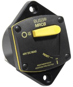 bussmann cb187p-150 weatherproof marine rated high amp type iii panel mount circuit breaker (150 amp), 1 pack