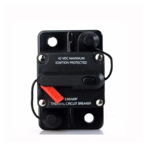 circuit breaker insurance seat switch overload protection high and low temperature high current audio fuse seat rv yacht circuit breaker 1pc (color : 150a)