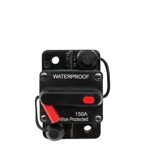 30A 40A 50A 60A 70A 80A 100A 120A 150A 200A 250A 300A AMP Circuit Breaker Fuse Reset 12-48V DC Car Boat Auto Waterproof (Color : 120A)