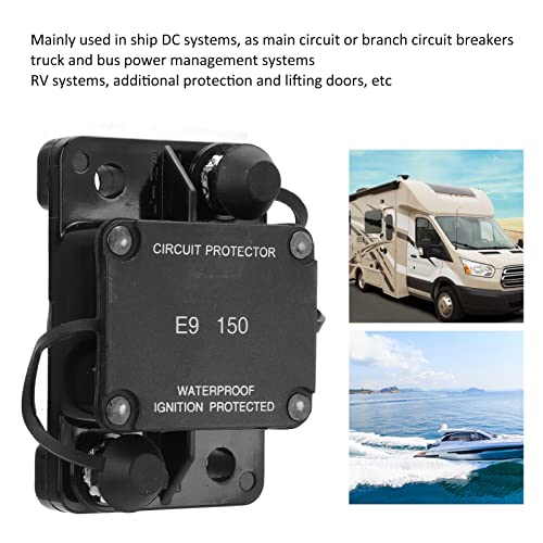 150 Amp Circuit Breaker 32V Auto Reset Power Protect Breaker for Boat RV Truck Battery