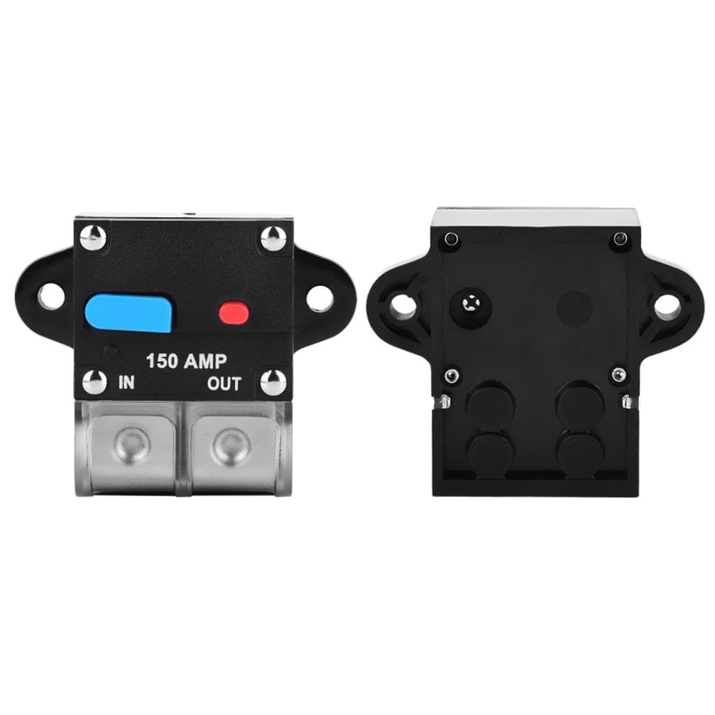 Automotive Circuit Breaker -50A Automatic Reset Holder for Car Inverter or Replacement-size1