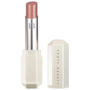 fenty beauty by rihanna slip shine sheer shiny lipstick 05 glazed