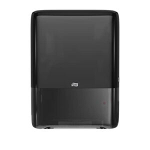 tork peakserve mini continuous paper hand towel dispenser black h5, high-capacity, elevation range, 552538