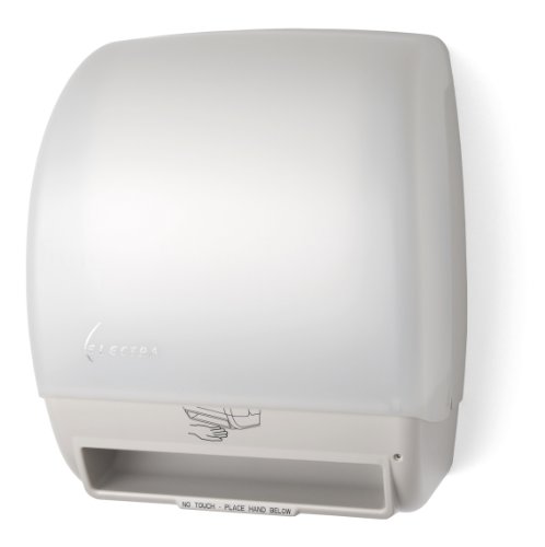 Palmer Fixture TD0245-03P Electra Touchless Roll Towel Dispenser, White Translucent