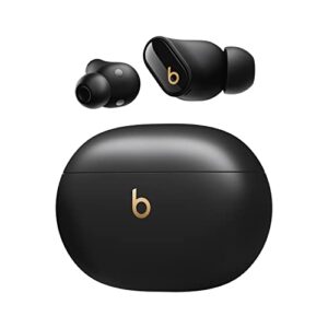 beats studio buds + true wireless noise cancelling earbuds - black/gold (renewed)