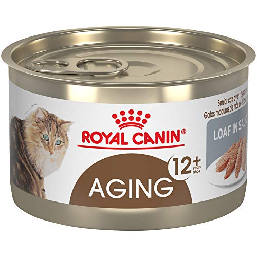 Royal Canin Feline Health Nutrition Aging 12+ Loaf in Sauce Canned Cat Food, 5.1 oz Can (24-Count)