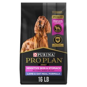 purina pro plan sensitive skin and sensitive stomach dog food lamb and oat meal formula - 16 lb. bag