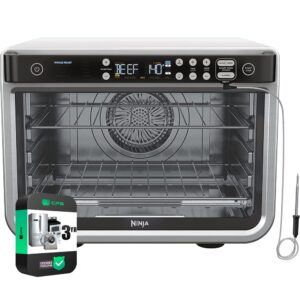 ninja dt2550 foodi 10-in-1 smart xl air fry oven (renewed) bundle with 3 yr cps enhanced protection pack