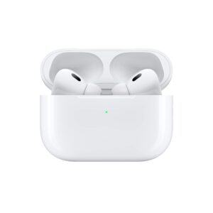 Apple AirPods Pro (2nd Generation) Wireless Ear Buds with USB-C Charging, Up to 2X More Active Noise Cancelling Bluetooth Headphones, Transparency Mode, Adaptive Audio, Personalized Spatial Audio