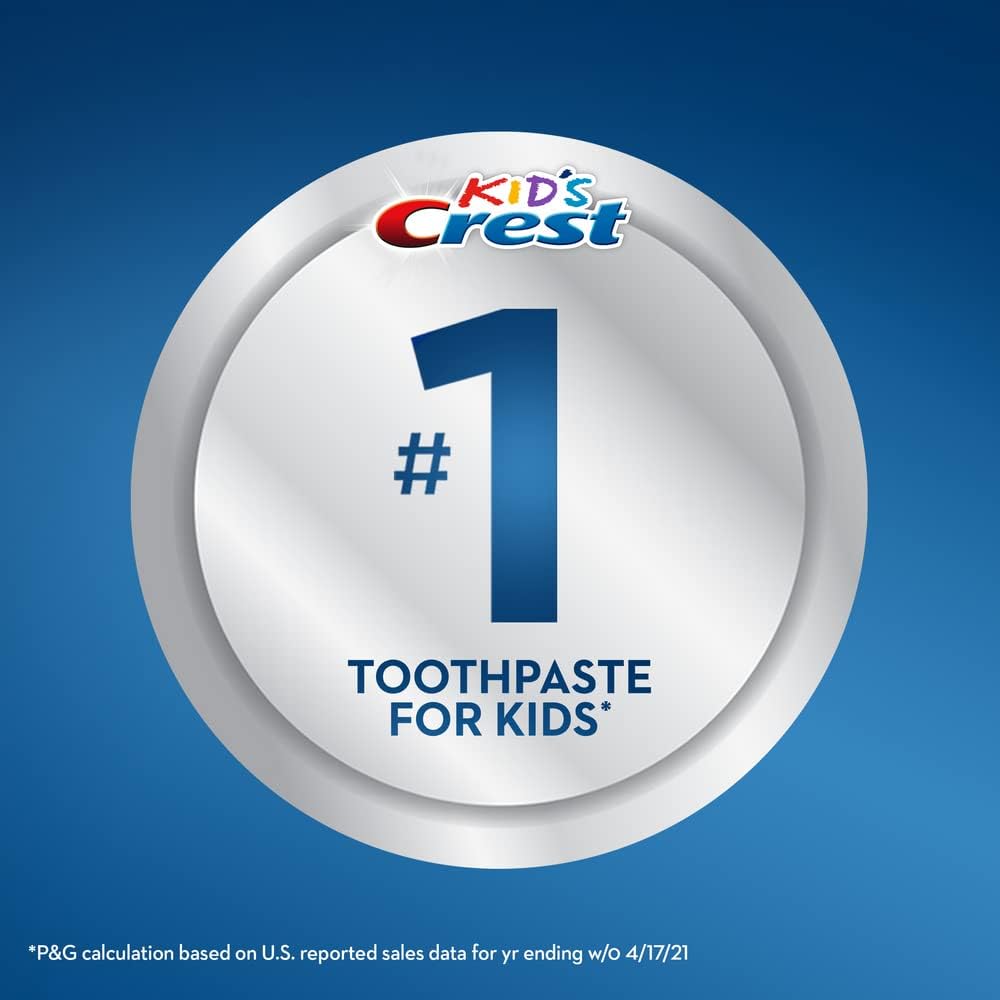 Crest Kids Cavity Protection Toothpaste, Sparkle Fun Flavor, 4.6 oz 4 Pack