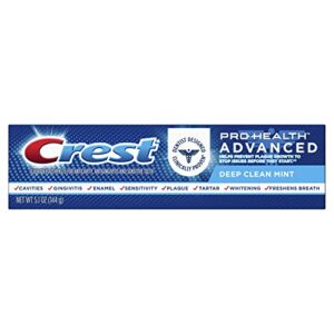 crest pro-health advanced deep clean mint toothpaste, 5.1 oz,