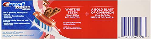 Crest Cinnamon Toothpaste, 6 Ounce, Pack of 2