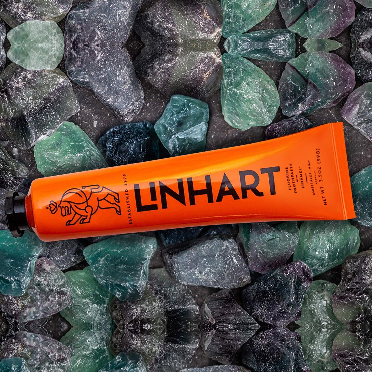 LINHART Whitening Toothpaste – Teeth Whitening, Enamel Strengthening Natural and Organic Toothpaste with Mint Flavor (3.5 oz)