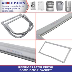 Whole Parts Refrigerator Fresh Food Door Gasket Part# 241778307 - Replacement & Compatible with Some Crosley, Kenmore, White Westinghouse, IKEA, Electrolux and Frigidaire Refrigerators