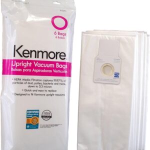 Kenmore 53294 6 Pack Type O HEPA Vacuum Bags for Upright Vacuums