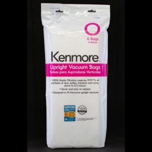 Kenmore 53294 6 Pack Type O HEPA Vacuum Bags for Upright Vacuums