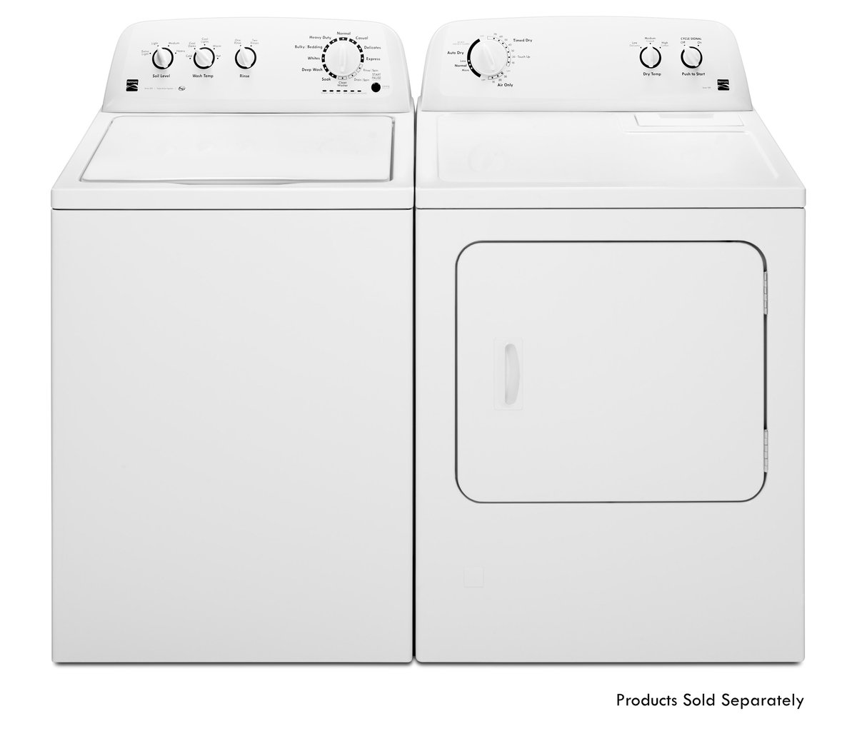 Kenmore 29" Front Load Gas Dryer with Wrinkle Guard and 7.0 Cubic Ft. Total Capacity, White