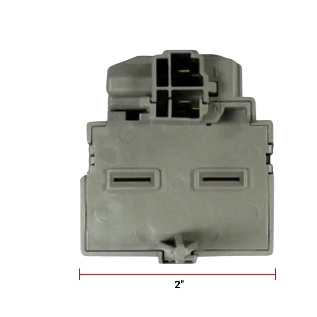 GLOB PRO SOLUTIONS 5304492394 7297237800 CKD2416 Refrigerator Compressor Start Relay 2" Length Approx. Replacement for and Compatible with Frigidaire Electrolux Kenmore White Westinghouse Heavy Duty