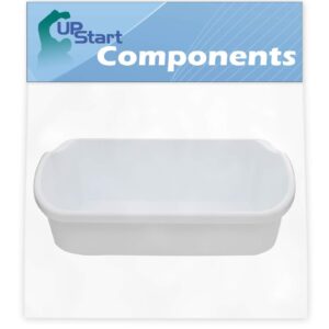 240356401 door bin replacement for kenmore/sears 25354629408 refrigerator - compatible with 240356401 white door bin - upstart components brand