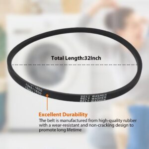 Gxcdizx 134511600 AP3867042 PS1146950 131686100 1156860 131234000 Washer Drive Belt for Kenmore for Crosley for Gibson for White Westinghouse Washing Machines