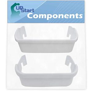 240323001 refrigerator door bin & 240351601 freezer door bin side shelf replacement for kenmore/sears 25354629400 refrigerator - compatible with 240323001 & 240351601 white door bin