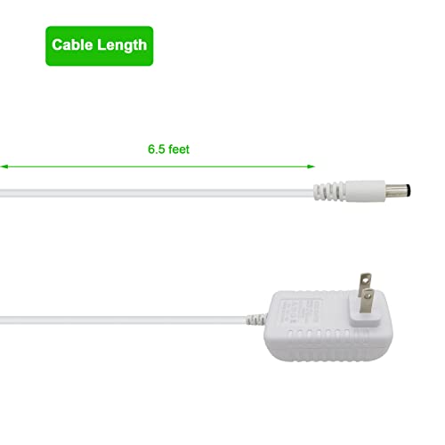 Power Cord Replacement for Ingenuity/Fisher Price Snugapuppy Baby Swing, 6V DC/AC Adapter Charger